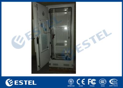 China Galvanized Steel With Heat Insulation Outdoor Telecom Cabinet With Heat Exchanger for sale