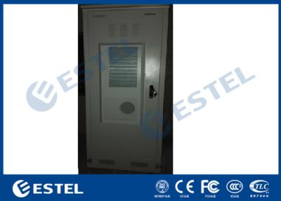 China High Quality Galvanized Steel Outdoor Telecom Cabinet With Heat Exchanger And Fans for sale