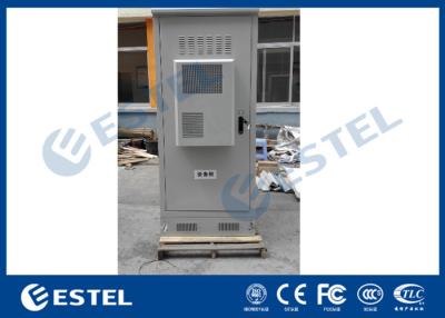 China IP55 Air Conditioner Cooling System Outdoor Equipment Cabinet Including 19”Rack for sale