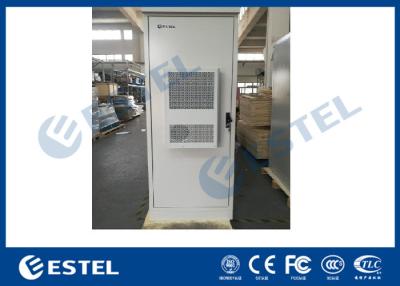 China Front and Rear Access One Bay Outdoor Telecom Cabinet Single Wall With Heat Insulation for sale