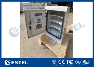 China Integrated Galvanized Steel Double Wall Outdoor Telecom Cabinet Including Four Equipment Trays for sale