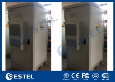 China Telecom Outdoor Cabinet 38U 19'' Equipments Galvanized Steel IP55 Protection Level for sale