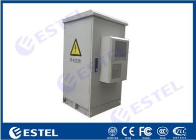 China Heat Exchanger Galvanized Steel Outdoor Telecom Cabinet With 19
