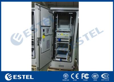 China Integrated Weatherproof Outdoor Telecom Cabinet Galvanized Sheet With Oil Socket for sale