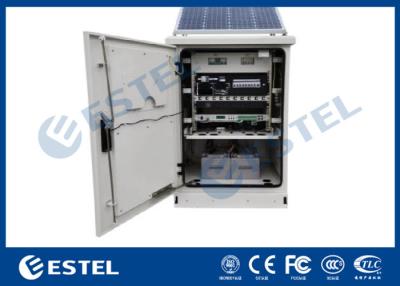 China IP65 Solar Outdoor Electrical Cabinet Floor Mount With Front Access for sale