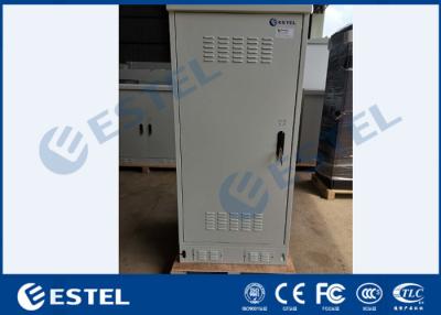 China IP55 Galvanized Steel Integrated Outdoor Telecom Cabinet 19 Inch Rack for sale