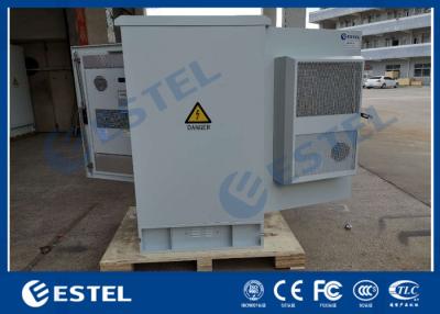 China IP55 Galvanized Steel Integrated Outdoor Telecom Cabinet With Two Doors for sale