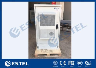 China IP55 Galvanized Steel Outdoor Telecom Cabinet With Front & Rear Access for sale