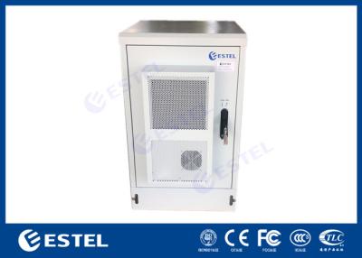 China IP65 16U Galvanized Steel Outdoor Telecom Cabinet Standard 19 inch mounting rails for sale