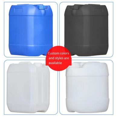 China 30L Liquid Chemical Containers Enclosed HDPE 5 Gallon Plastic Container for sale