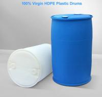 China 200L Plastic Chemical Barrel Blue Reusable Multifunction Closed Top for sale
