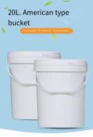 China ODM 20 Liter Plastic Drum HDPE 20L Food Grade Bucket For Paint for sale