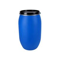 China Chemical HDPE Blue Drum 200 Litre Hygienic Waterproof Drum With Ring Lock​ for sale