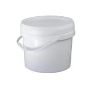 China 20cm Plastic Paint Bucket Lightweight White Five Gallon Buckets Thickened for sale