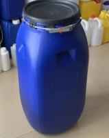 China HDPE 60 Litre Plastic Drum Blue Open Top Plastic Barrel Odorless for sale