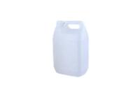 China Tamper White Plastic Jerry Can Enclosed 38mm Integrated Top Handle Flat Sides for sale