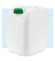 China Beverage Plastic Jerry Can Translucent 25L Oil Barrel Drum Chemical for sale
