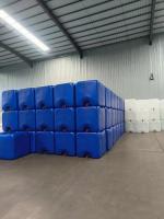 China Medium liquid easy to handle bulk container 1000 L IBC chemical storage tank Blue plastic water storage tank for sale