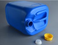 China 25L Small Mouth Sealed Barrel Acid And Alkali Resistant PE Thick Stacking Barrel Blue Chemical Barrel for sale