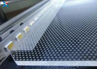 China 3mm Clear Acrylic Light Guide Plate Custom Edge Lit LED Light Panels for sale
