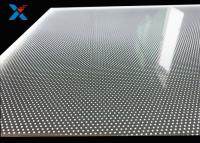 China LED Light Edge Lit Acrylic Sheets Guide The Scattering Direction for sale