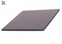 China Smoke Gray Transparent Solid Polycarbonate Panel Plastic Roofing Sheet for sale