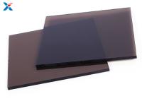 China Smoke Gray Transparent Solid Polycarbonate Panel Plastic Roofing Sheet for sale