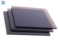 China Smoke Gray Transparent Solid Polycarbonate Panel Plastic Roofing Sheet for sale