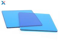 China Perspex Polycarbonate Roofing Sheet Transparent Blue Impact Resistance for sale