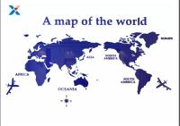 China Colored 3mm Custom Cut Acrylic Sheet Laser Cutting Perspex World Map for sale
