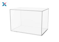 China 3mm Acrylic Perspex Cube Box Transparent Artwork Display Sheet for sale