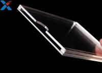 China 1mm Clear Acrylic Display Sheet Horizontal Double Sided Poster Holder for sale