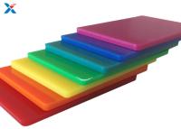 China Extruded Casted 2mm Red Acrylic Sheet With Double Polished Surface for sale
