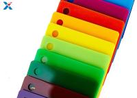 China Customized Plastic Acrylic Sheets Orange Colored Roofing Perspex Board for sale