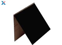 China Black Matte 1mm Frosted Plastic Sheet Acrylic Board Cut To Size for sale