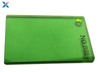 China 2mm Translucent Green Coloured Acrylic Sheet Extruded Perspex Plate for sale