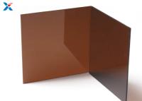 China Dark Tinted Bronze Plastic Acrylic Sheet Cut To Size Panels for sale