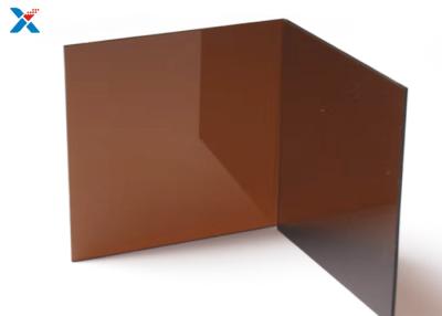 China Dark Tinted Bronze Plastic Acrylic Sheet Cut To Size Panels for sale