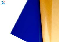 China 1/8 Inch Thick UV Resistant Blue Acrylic Sheet 1220 x 2440mm for Advertising Displays and Signs for sale