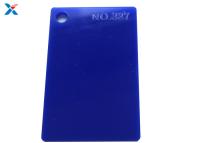 China 1/8 Inch Thick UV Resistant Blue Acrylic Sheet 1220 x 2440mm for Advertising Displays and Signs for sale