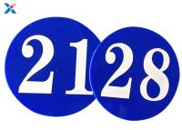 China 1/8 Inch Thick UV Resistant Blue Acrylic Sheet 1220 x 2440mm for Advertising Displays and Signs for sale