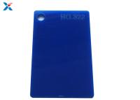 China 4x8 Thin Blue Perspex Sheets For Advertising Boards Cut To Size for sale
