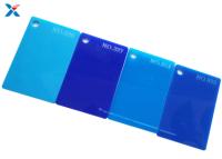 China 4x8 Thin Blue Perspex Sheets For Advertising Boards Cut To Size for sale