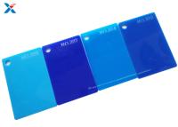 China Colored Lucite Board Panel 1/8 Thick Blue Acrylic Sheets For DIY Painting Art Craft for sale