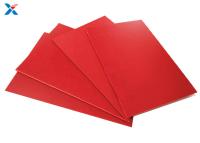 China ISO FCC Red Coloured Acrylic Sheet Extruded Acrylic Board for sale