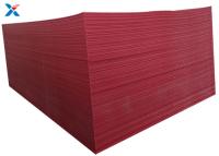 China ISO FCC Red Coloured Acrylic Sheet Extruded Acrylic Board for sale