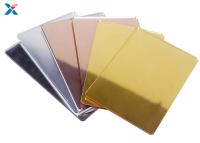 China 3mm Gold Acrylic Sheet Plastic Perspex Boards For Decoration for sale