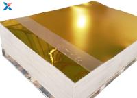 China 3mm Gold Acrylic Sheet Plastic Perspex Boards For Decoration for sale