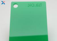 China Green Extruded Coloured Acrylic Sheet Board Customized Cutting for sale