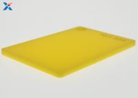 China 8x4 Yellow Acrylic Sheet Extruded Plexi Glass Board Cut To Size for sale